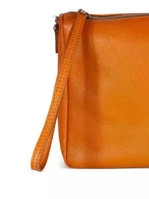 GIANNI CHIARINI Textured Leather Wristlet