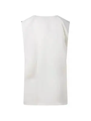 Sportmax Floral-print Top - Neutrals