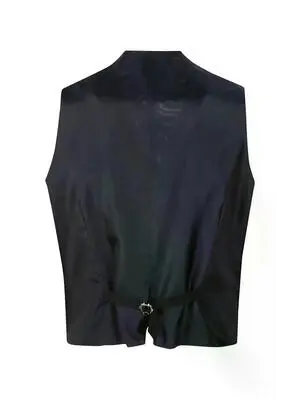 Tagliatore Button Wool Jacket - Blue