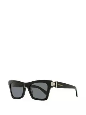 FERRAGAMO Rectangle-frame Sunglasses - Black