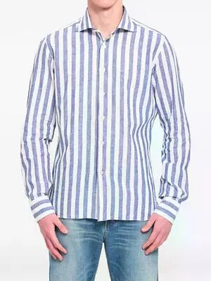 BORRIELLO NAPOLI Striped Button Shirt