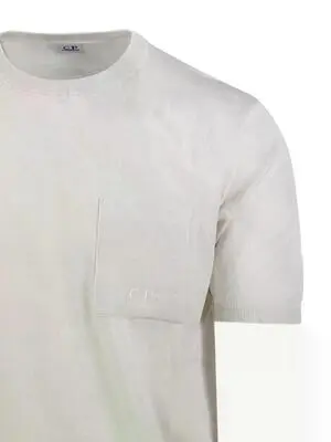 C.P. COMPANY Logo-embroidered Pocket T-shirt