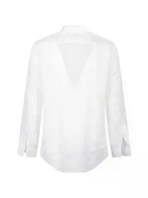 Altea Mandarin-collar Shirt - White