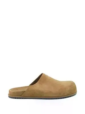 Rick Owens Granola Suede Mules