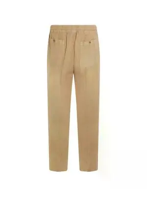 Altea Drawstring-waist Trousers - Neutrals