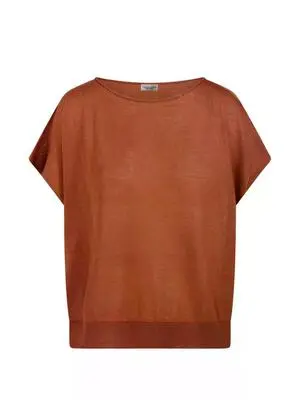 ROBERTO COLLINA Knit T-shirt - Brown