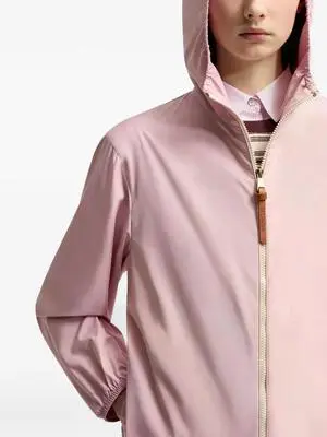 Moncler Hooded Logo-patch Jacket - Pink