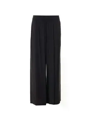 ELE Elastic-waist Palazzo Pants
