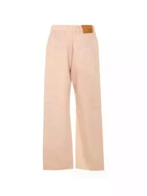 TRUE AVENUE Marta Logo-patch Jeans - Pink