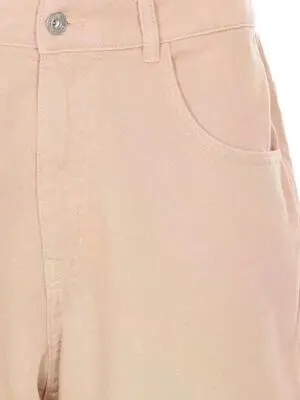 TRUE AVENUE Marta Logo-patch Jeans - Pink