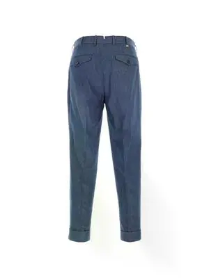 PT TORINO Cuffed Trousers - Blue