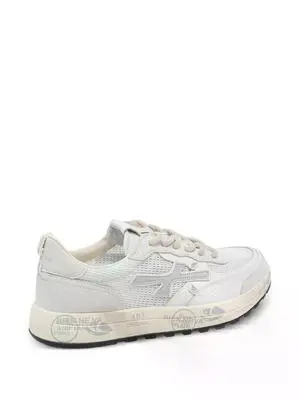Premiata Logo Lace-up Sneakers - White