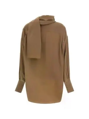 DARKPARK Georgia Detachable-scarf Shirt