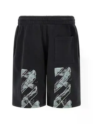 Off-White Printed Bermuda Shorts