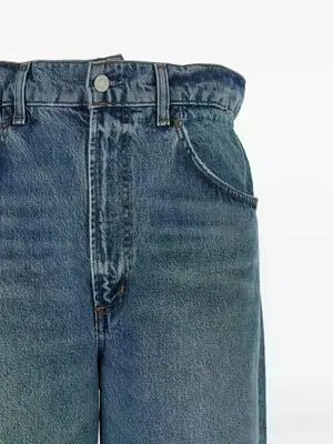 AGOLDE Lyonne Frayed-hem Jeans - Blue