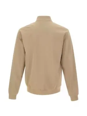EA7 Zipped Logo-detail Sweatshirt