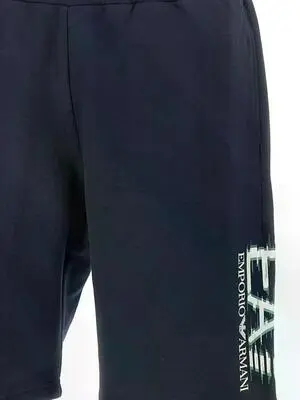 EA7 Logo-detail Shorts - Blue