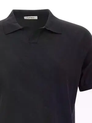 KANGRA Ribbed Short-sleeves Polo Shirt