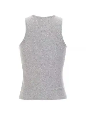 VIVIENNE WESTWOOD Embroidered-logo Ribbed Top