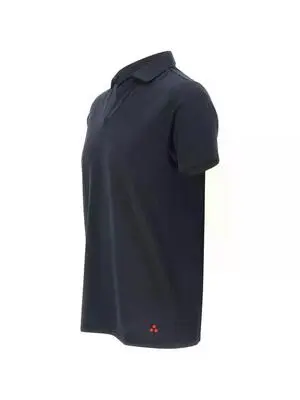 Peuterey V-neck Logo Polo Shirt - Blue