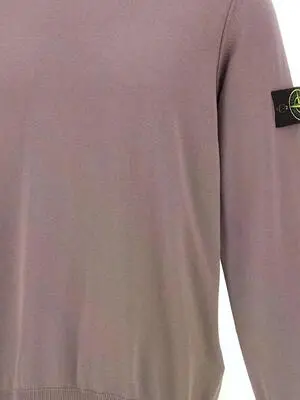 Stone Island Logo Crew-neck Sweatshirt - Pink