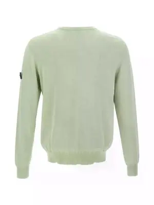 Peuterey Logo-patch Crew-neck Sweatshirt - Green