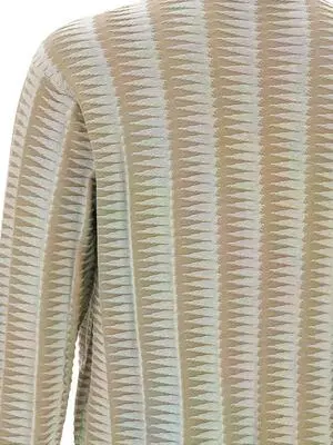 Emporio Armani Jacquard Two-tone Sweater