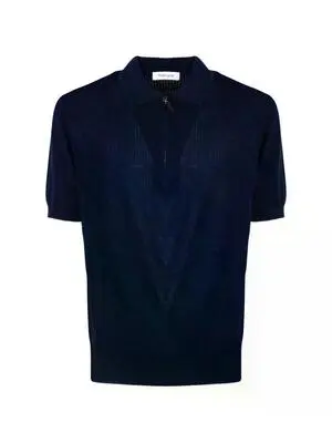 KANGRA Zip Knitted Polo Shirt