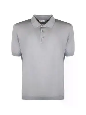 KANGRA Button Polo Shirt - Grey