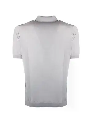 KANGRA Button Polo Shirt - Grey