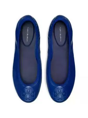 Tory Burch Reva Travel Ballet Flats - Blue