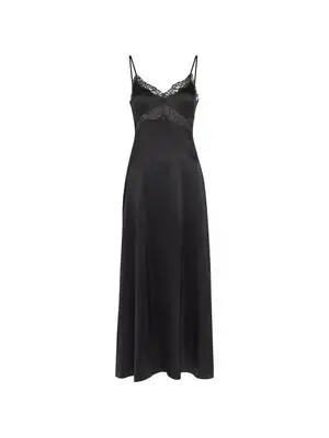 REFORMATION Ericka Lace Maxi Dress - Black