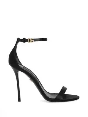 Dolce & Gabbana Keira Buckle-strap Heeled Sandals - Black