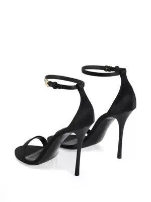 Dolce & Gabbana Keira Satin Sandals With Dg Buckle