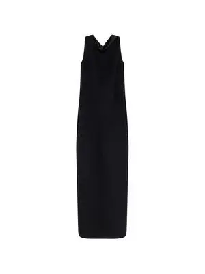 Max Mara Cowl Sleeveless Dress