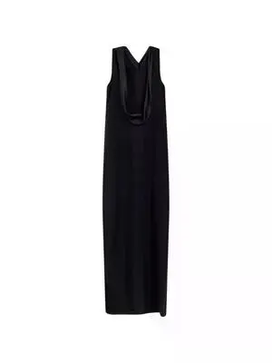 Max Mara Cowl Sleeveless Dress