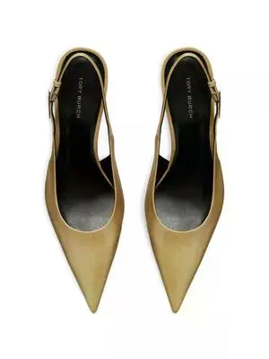 Tory Burch Gigi Slingback Wedge - Neutrals