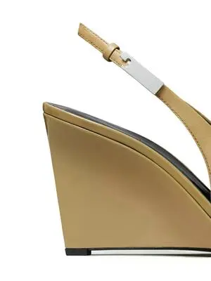 Tory Burch Gigi Slingback Wedge - Neutrals