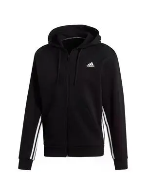 Adidas Three-stripe Zip-up Hoodie