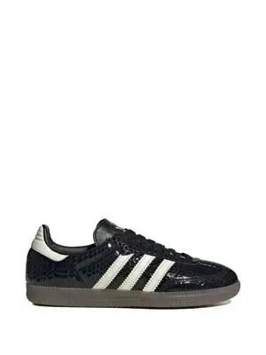 Adidas Samba Striped Sneakers - Black