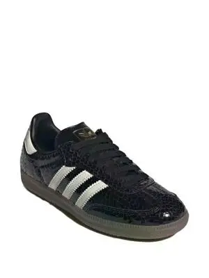 Adidas Samba Striped Sneakers - Black