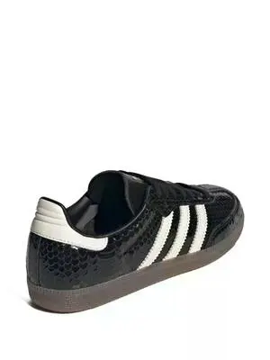 Adidas Samba Striped Sneakers - Black