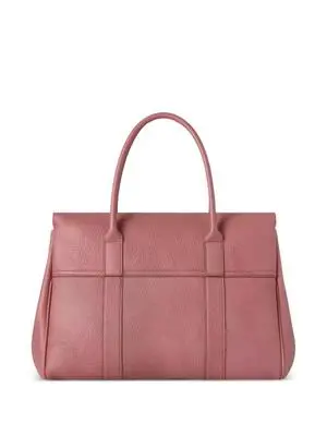 Mulberry Bayswater Grained-texture Tote - Pink