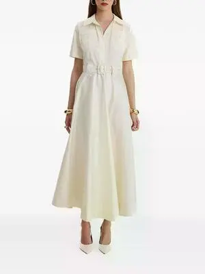 MOOS STUDIO Belted Maxi Dress