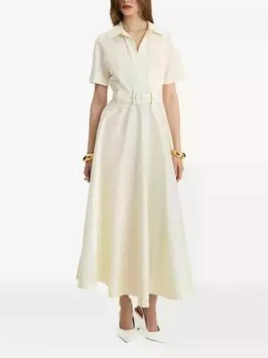 MOOS STUDIO Belted Maxi Dress