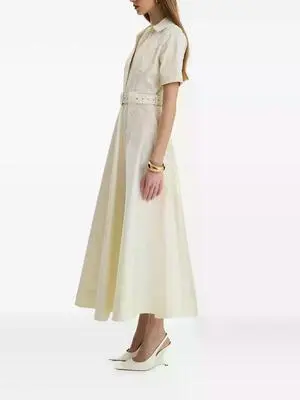 MOOS STUDIO Belted Maxi Dress