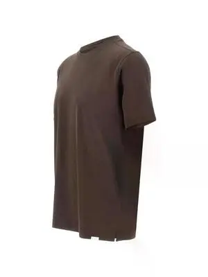 DIKTAT Crew-neck Short-sleeve T-shirt - Brown