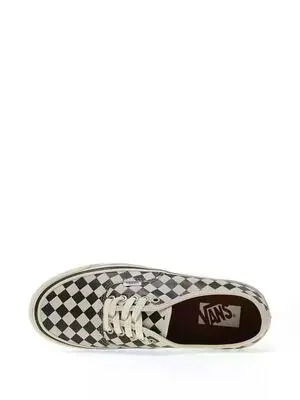 VANS Checkered Lace-up Sneakers - Black