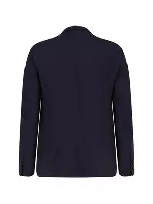 Tagliatore Double-breasted Peak Lapel Suit - Blue