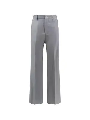 Tagliatore Belt Loops Trousers - Grey